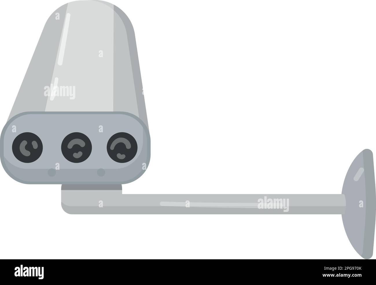 Security camera icon cartoon vector. Police equipment Stock Vector ...