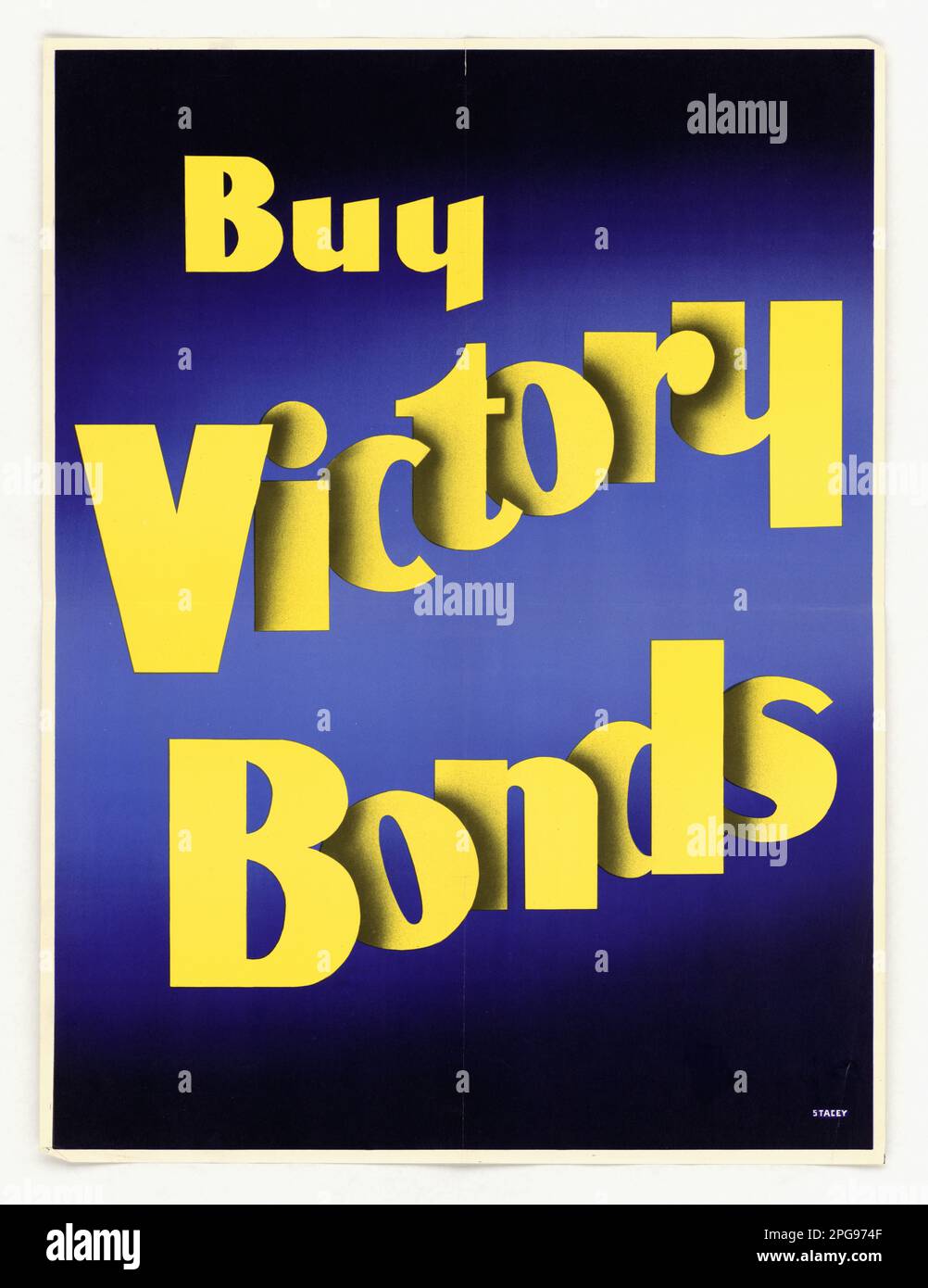 Buy Victory Bonds . Artist: Stacey. 1942 - 1945. Office for Emergency Management. Office of War ...
