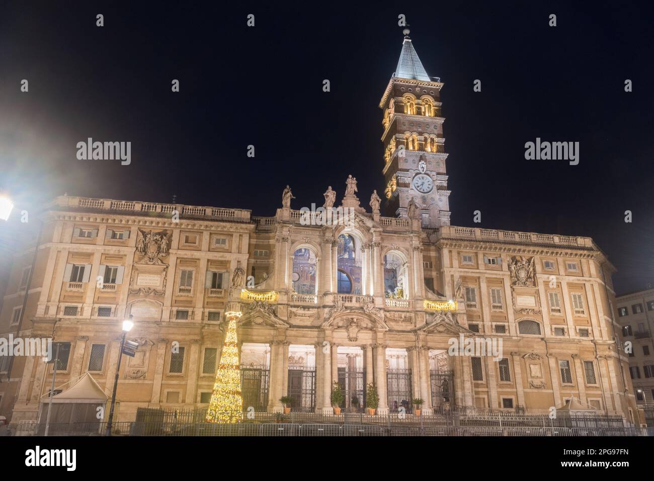 Rome, Italy - December 9, 2022: Basilica of Saint Mary Major (Italian ...