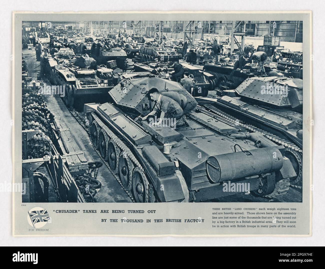 "Crusader" Tanks are Being Turned Out by the Thousand in this British ...