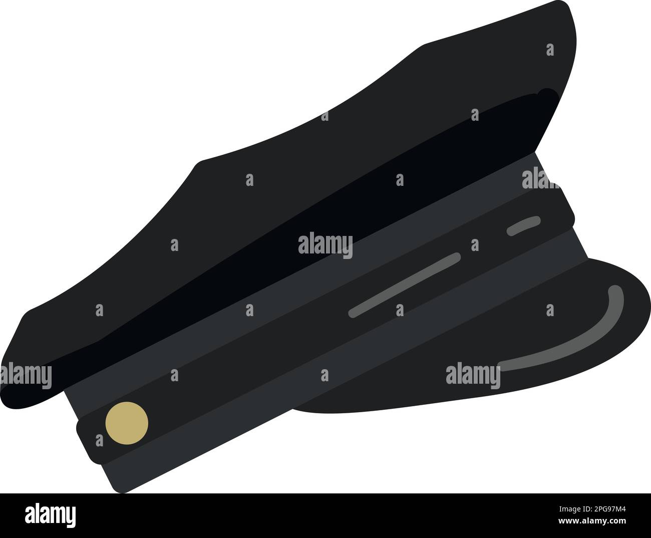 Police cap icon cartoon vector. Security equipment Stock Vector Image ...