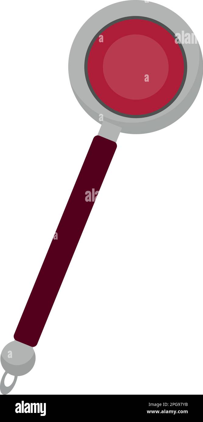 Police stop stick icon cartoon vector. Security equipment Stock Vector ...