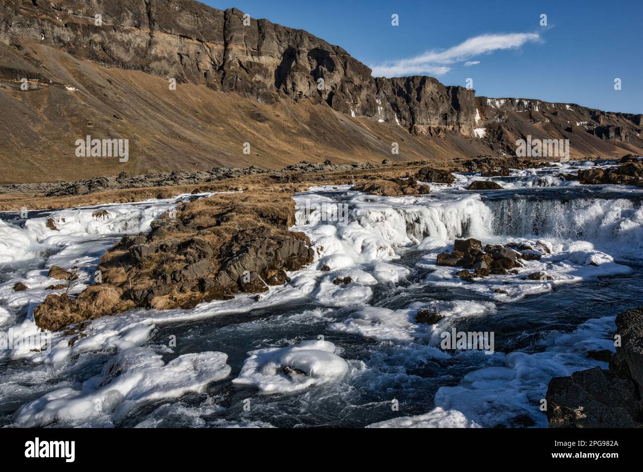 Iceland, ice cave, winter in Iceland, Crystal ice cave Stock Photo - Alamy