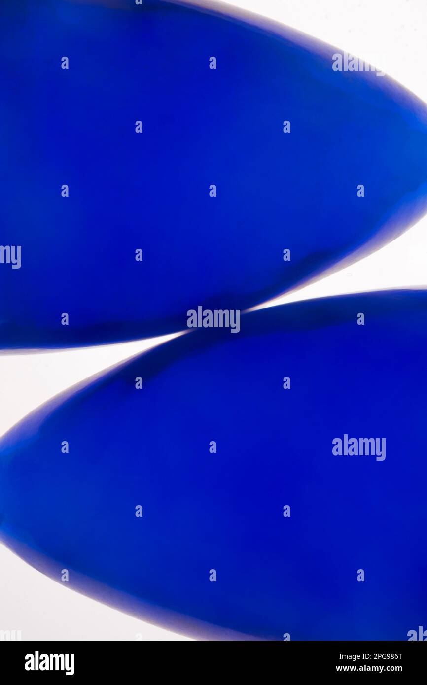 Abstract blue glass shapes Stock Photo - Alamy