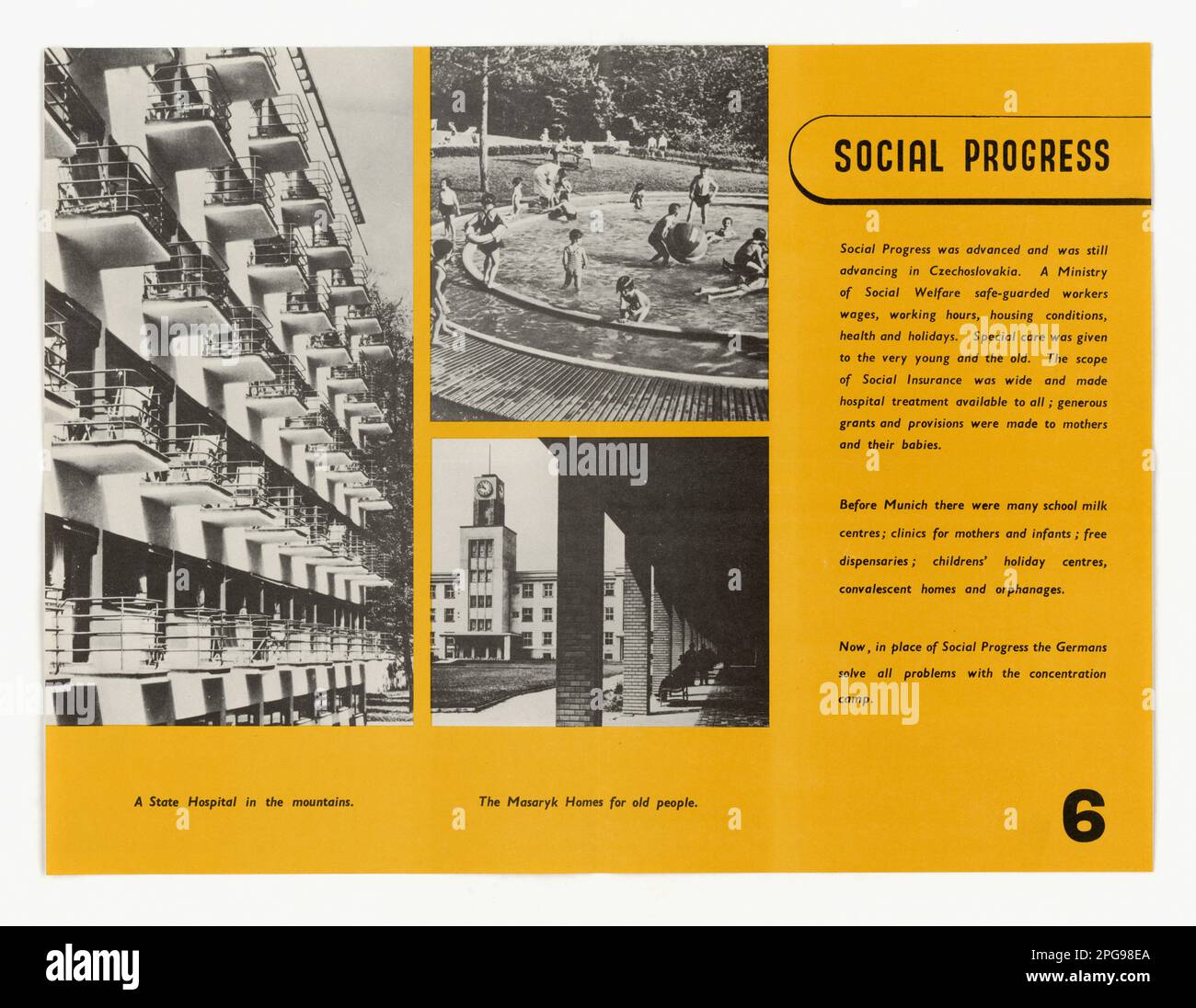 Social Progress - Czechoslovakia. 1942 - 1945. Office for Emergency ...