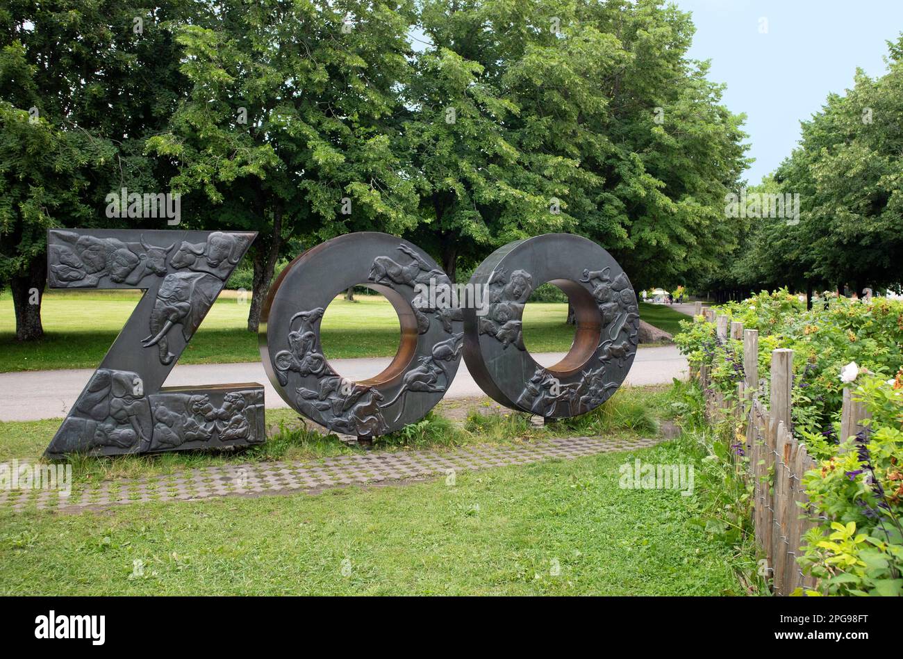Tallinn, Harjumaa, Estonia. 8JUN2020 Tallinn ZOO park with iconic 3D ...