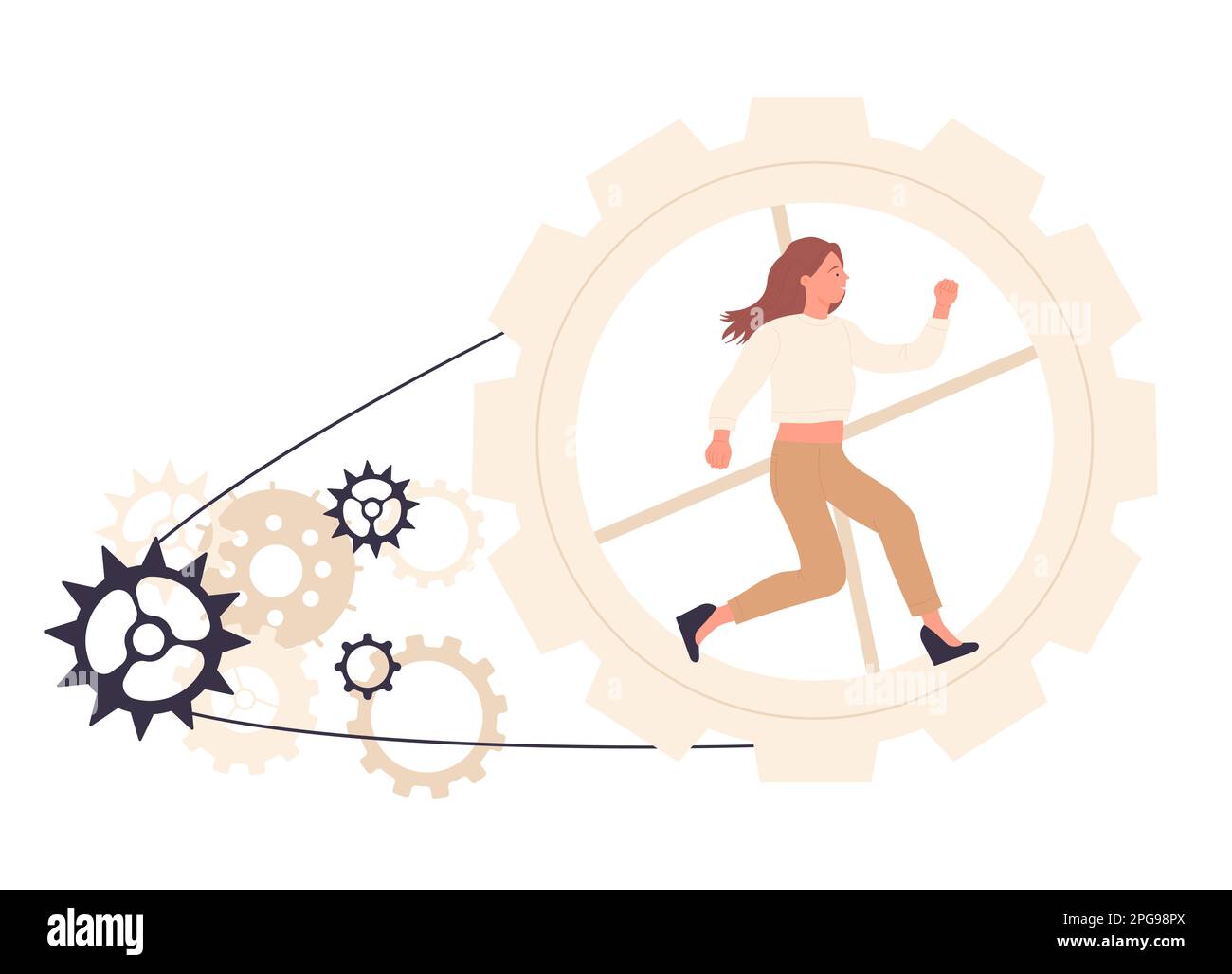 Building project management. Development team, project manager strategy ...