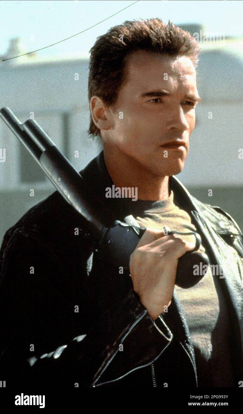 Terminator 2 Judgment Day Arnold Schwarzenegger Stock Photo - Alamy