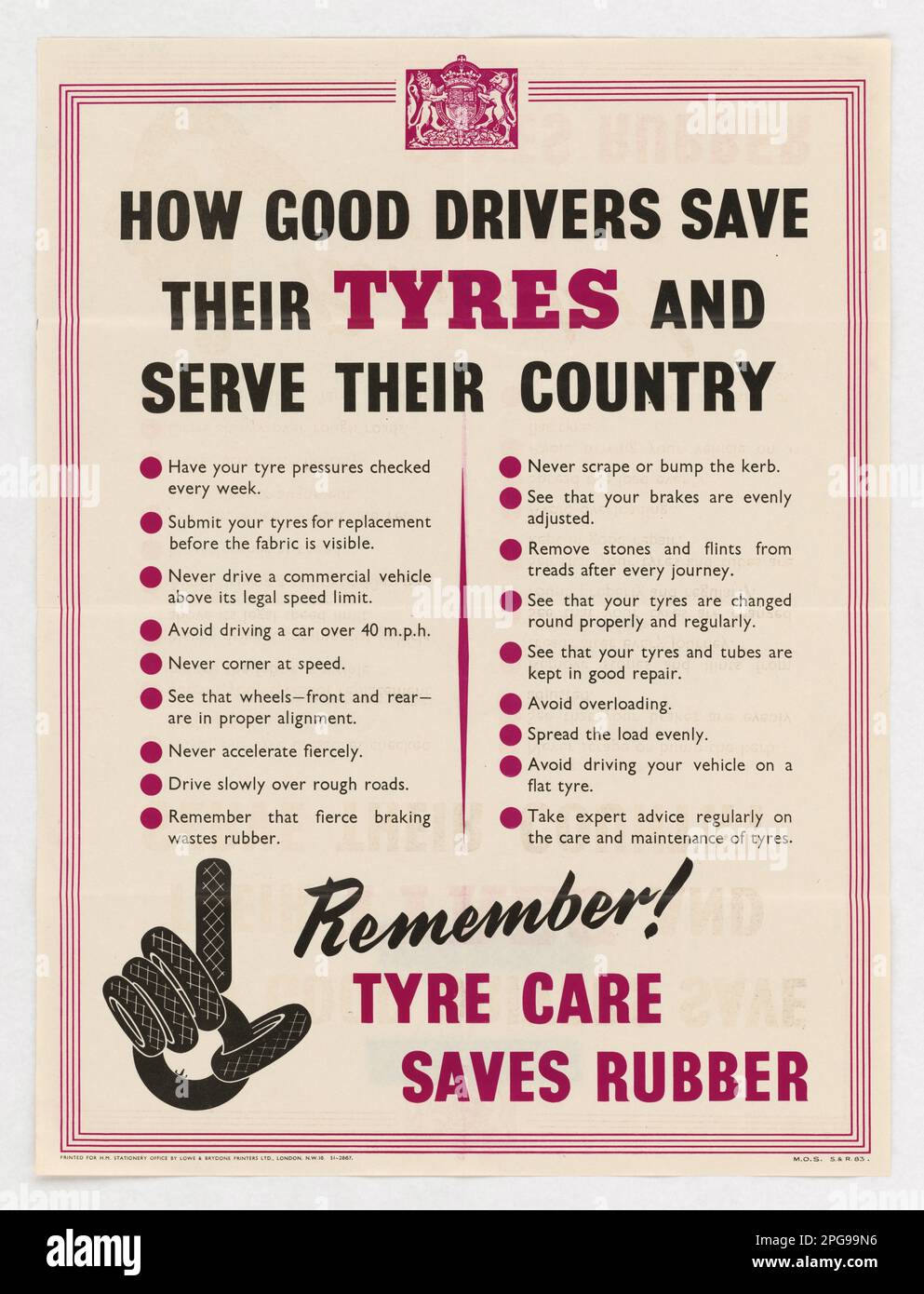 How Good Drivers Save Their Tyres and Serve Their Country. Country ...