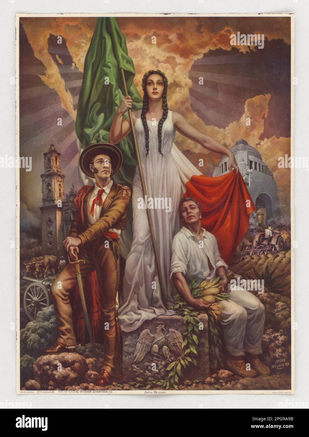 Patria Mexicana. Country: Mexico Artist: Jesus Helguera. 1942 - 1945 ...