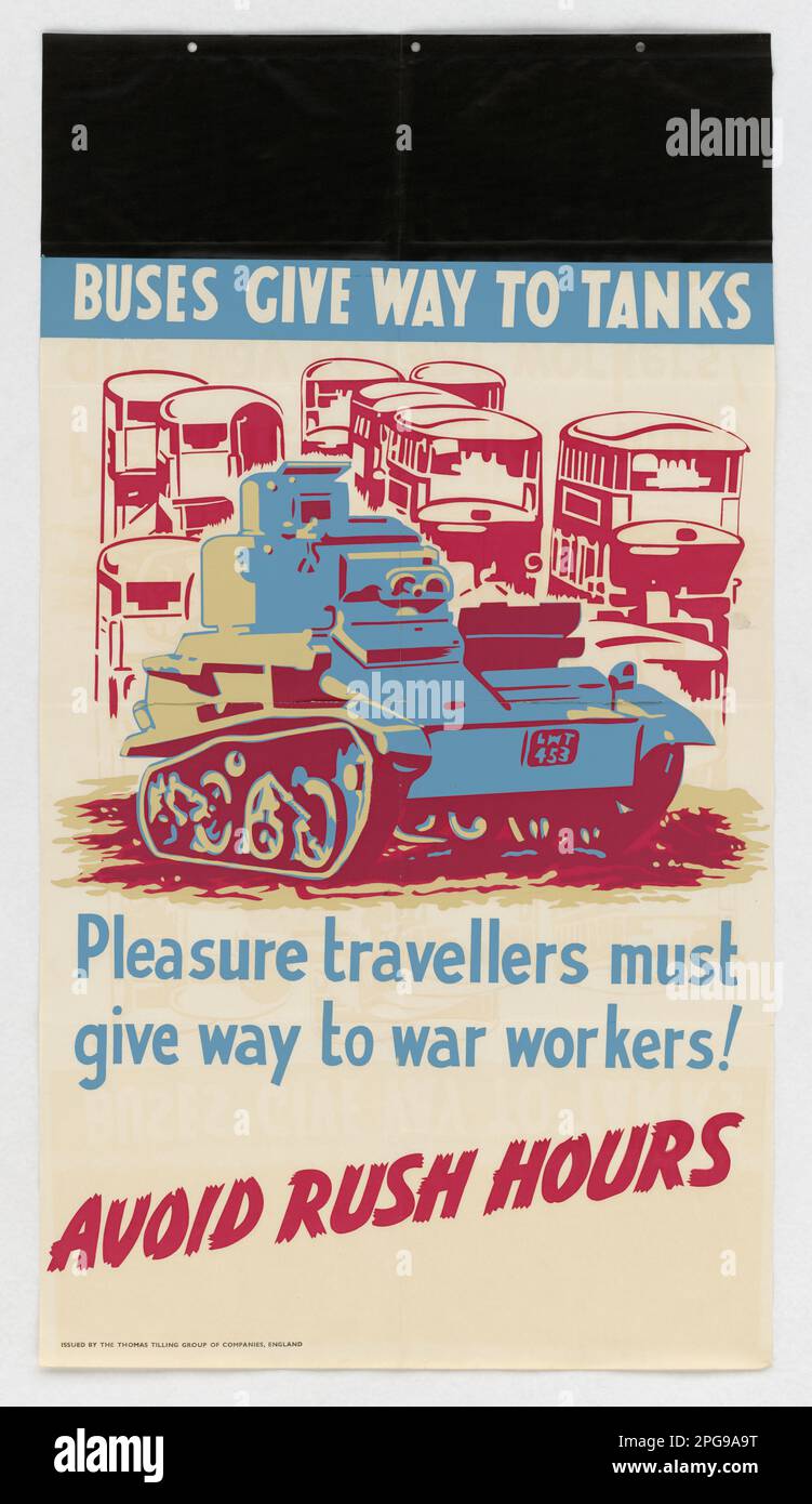 Buses Give Way to Tanks - Pleasure Travellers Must Give Way to War ...