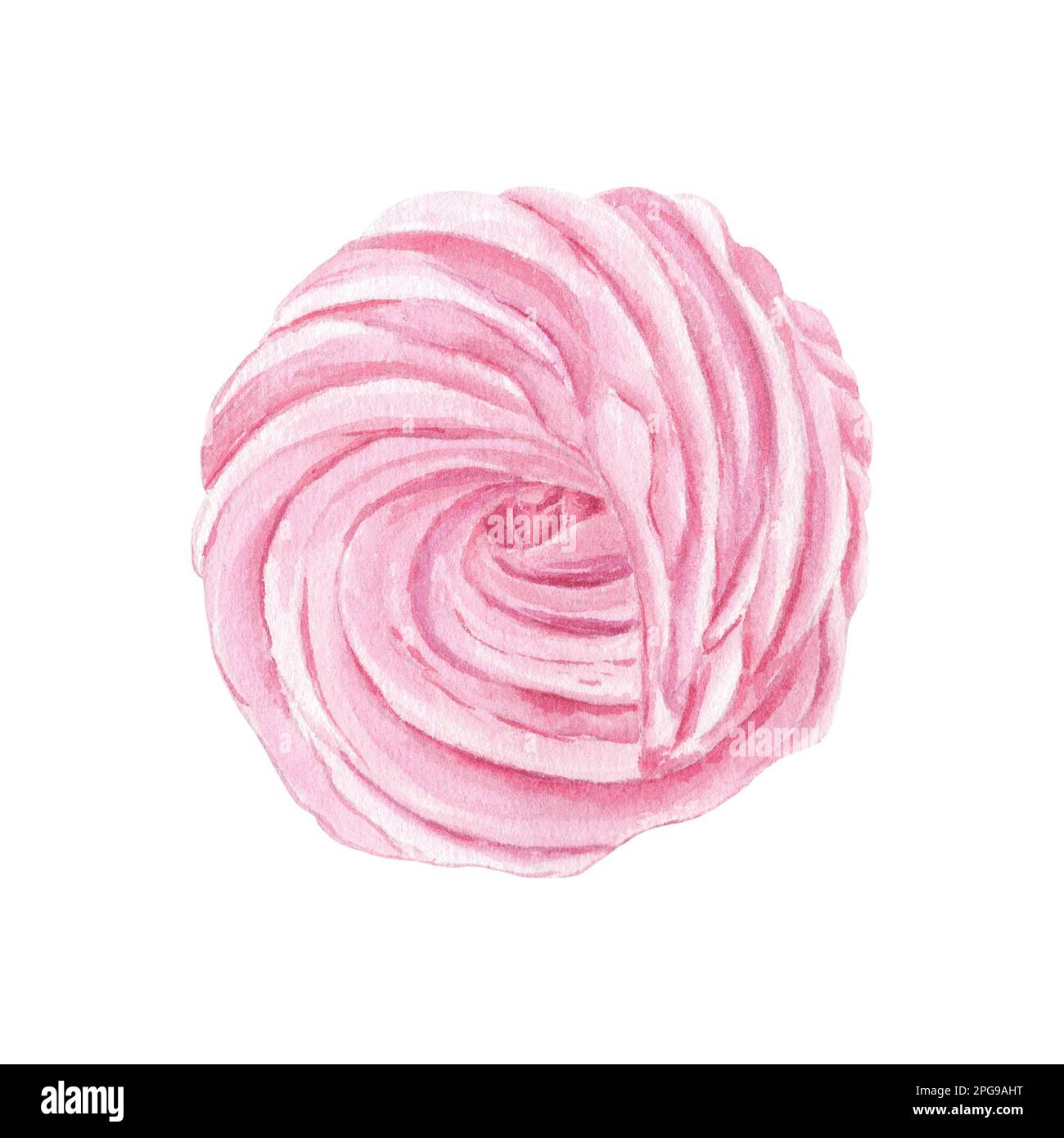 Cherry dessert, baked in icing with cherries, cherry cake, cupcake in ...