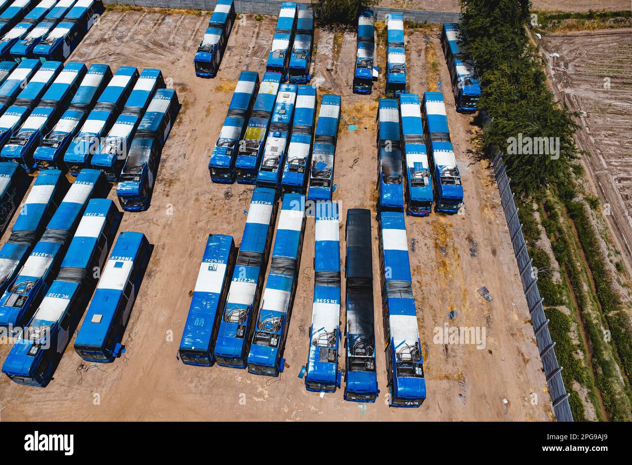 Santiago, Chile - November 2022: A Transantiago, or Red Metropolitana ...