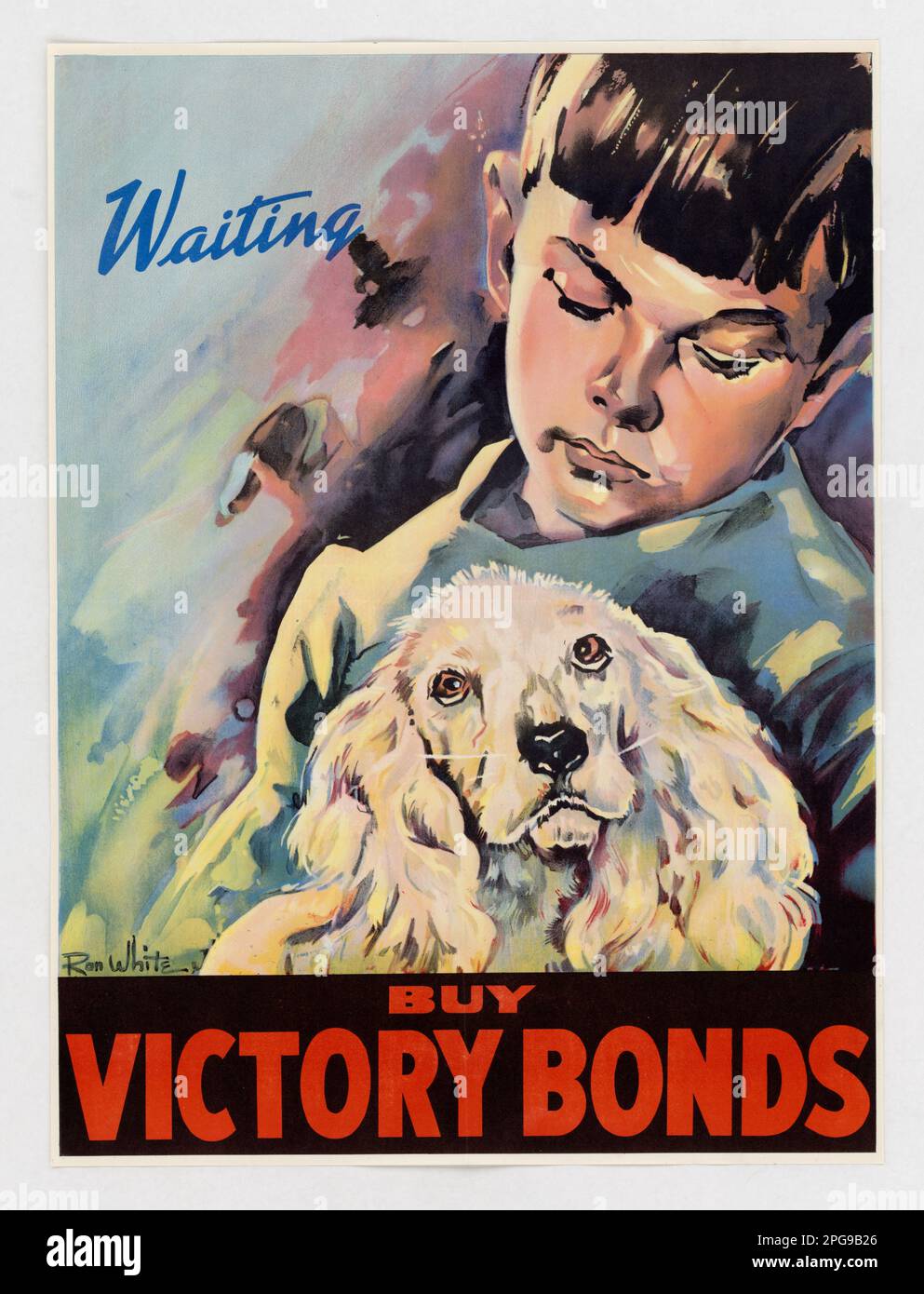 Waiting - Buy Victory Bonds. Artist: Ron White. 1942 - 1945. Office for ...