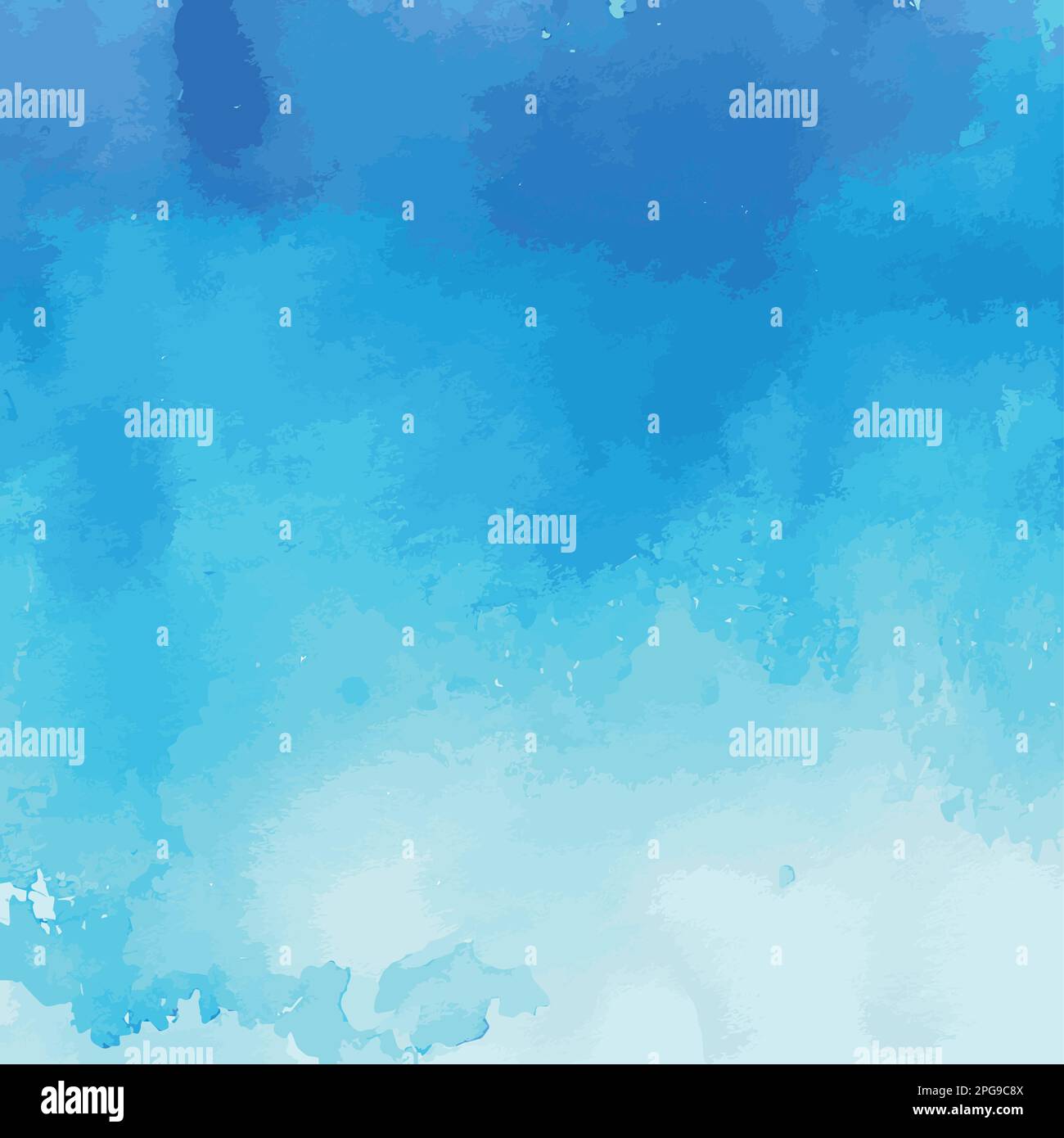 Realistic blue watercolor texture colorful background - Vector ...