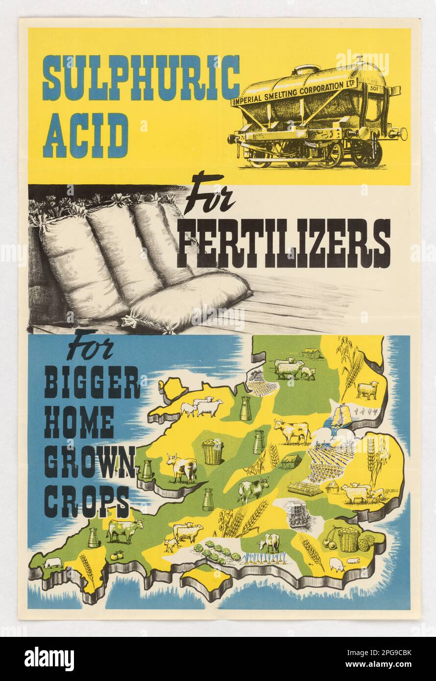 Sulphuric Acid for Fertilizers for Bigger Home Grown Crops. 1942 - 1945 ...
