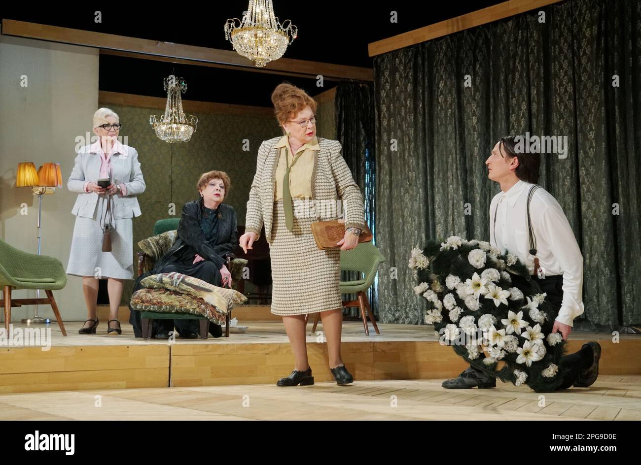 February 8, 2023. - Russia, Moscow. - Moscow Art Theatre. 'The Forest' production staged by ...