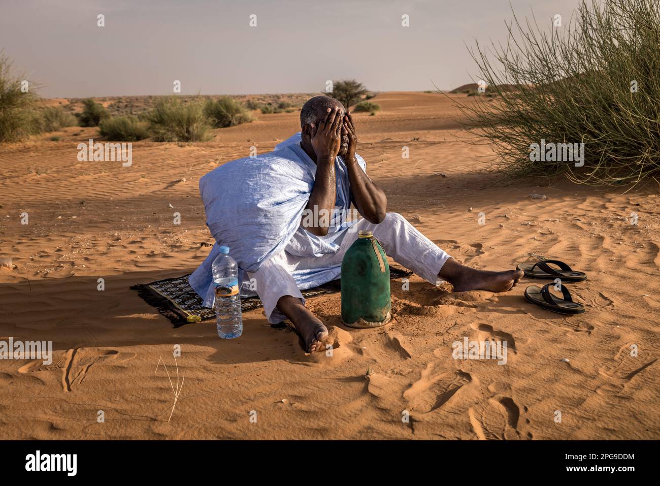 Brahim Ramdhane, former slave and founder of his NGO Sahel Fondation ...