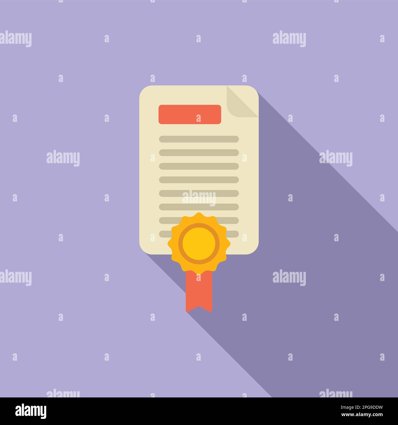 Report certificate icon flat vector. Document computer. Chart data Stock Vector Image & Art - Alamy