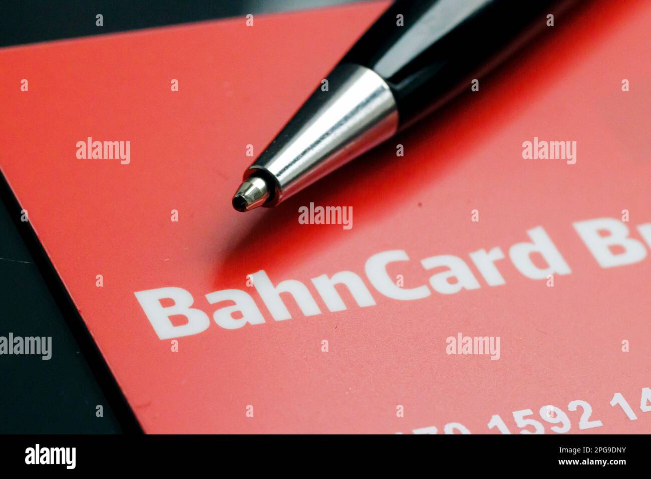 Berlin, Deutschland. 21st Mar, 2023. Symbolic photo: A BahnCard ...