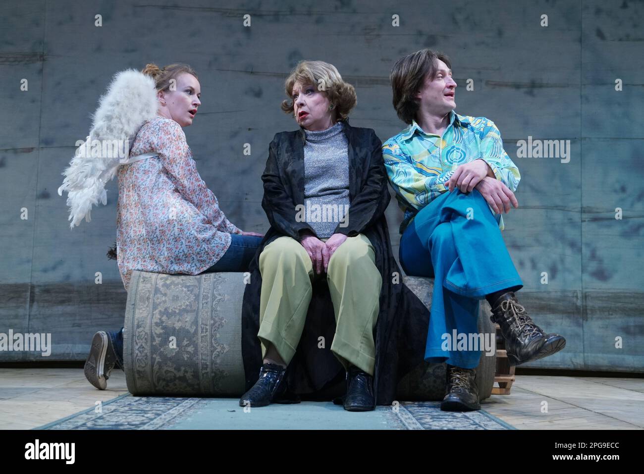 February 8, 2023. - Russia, Moscow. - Moscow Art Theatre. 'The Forest' production staged by ...