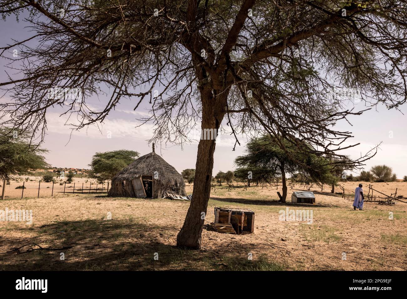 Brahim Ramdhane, former slave and founder of his NGO Sahel Fondation ...