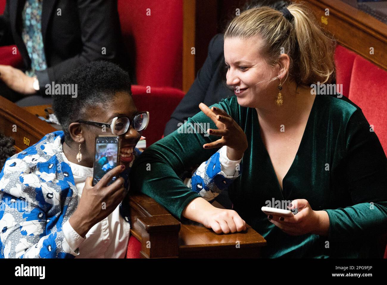 Paris, France. 21st Mar, 2023. French deputy and president of La France ...