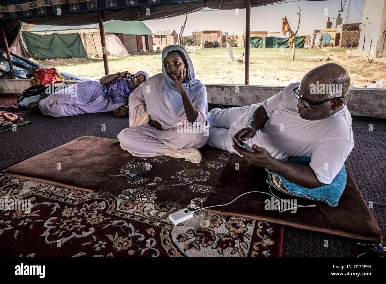 Brahim Ramdhane, former slave and founder of his NGO Sahel Fondation ...