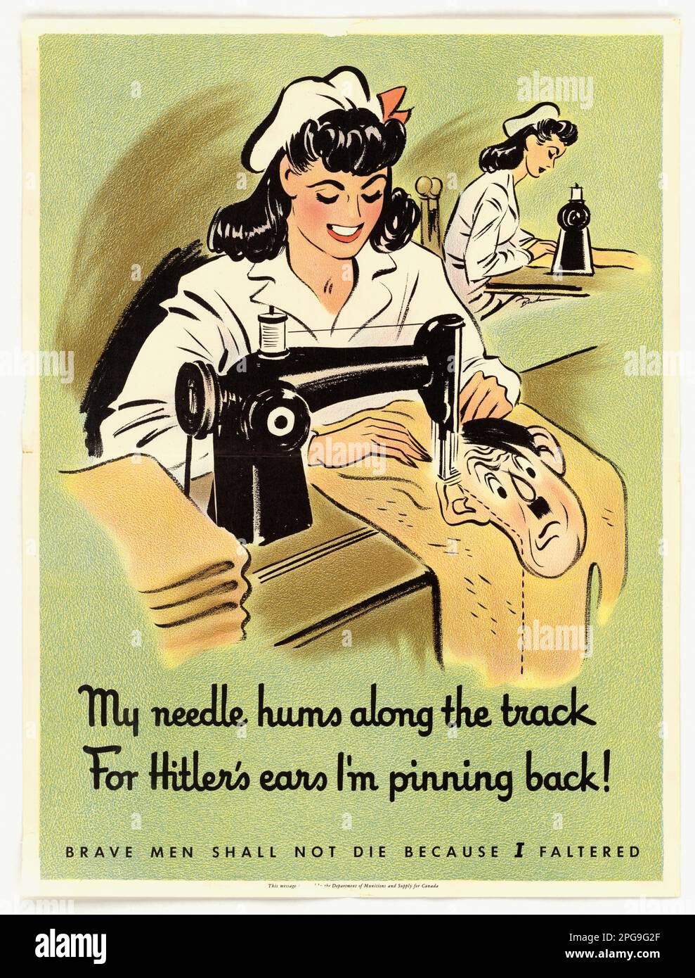 My Needle Hums Along the Track For Hitler's Ears I'm Pinning Back ...