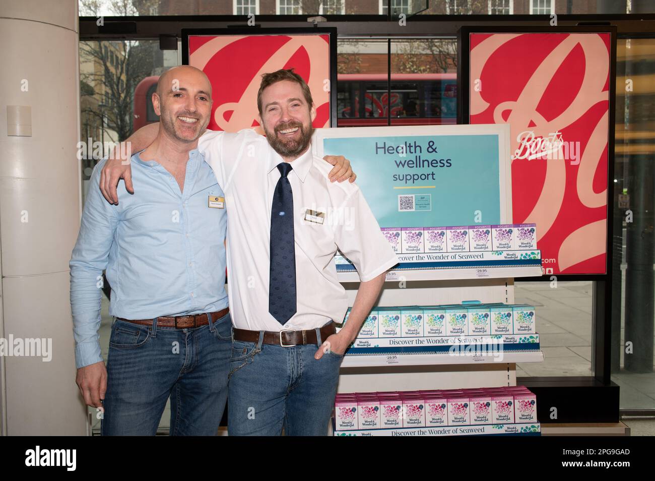 London, UK. 21st March 2023. Kaiser Chiefs Ricky Wilson launches Doctor ...