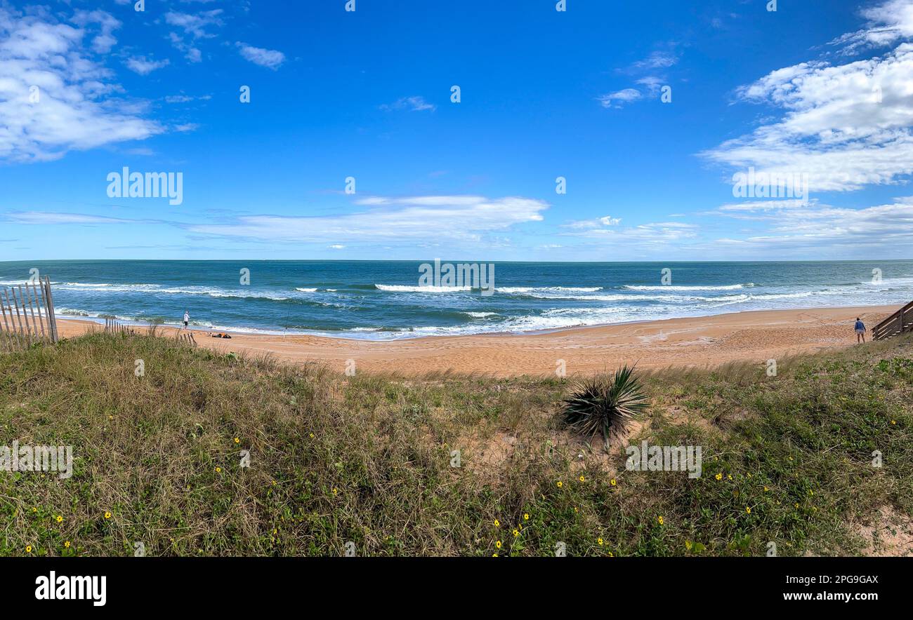 St. Simons, GA USA - October 21, 2023: The beach at St. Simons Island ...