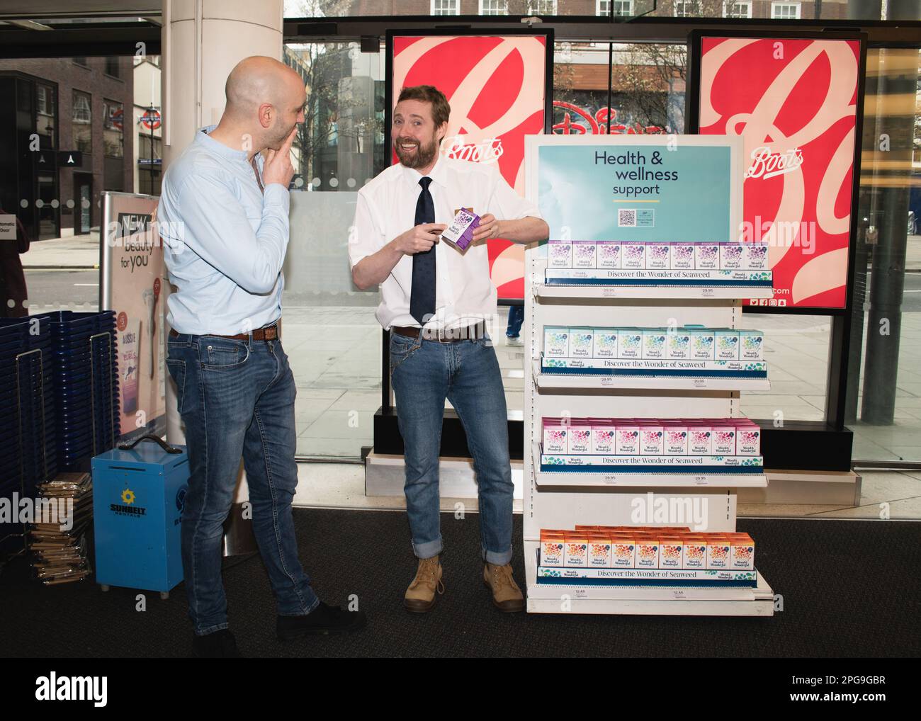 London, UK. 21st March 2023. Kaiser Chiefs Ricky Wilson launches Doctor ...