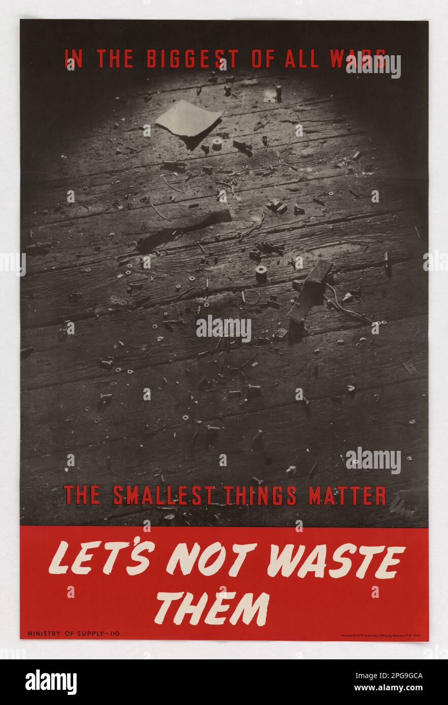 In the Biggest of all Wars The Smallest Things Matter - Let's Not Waste ...