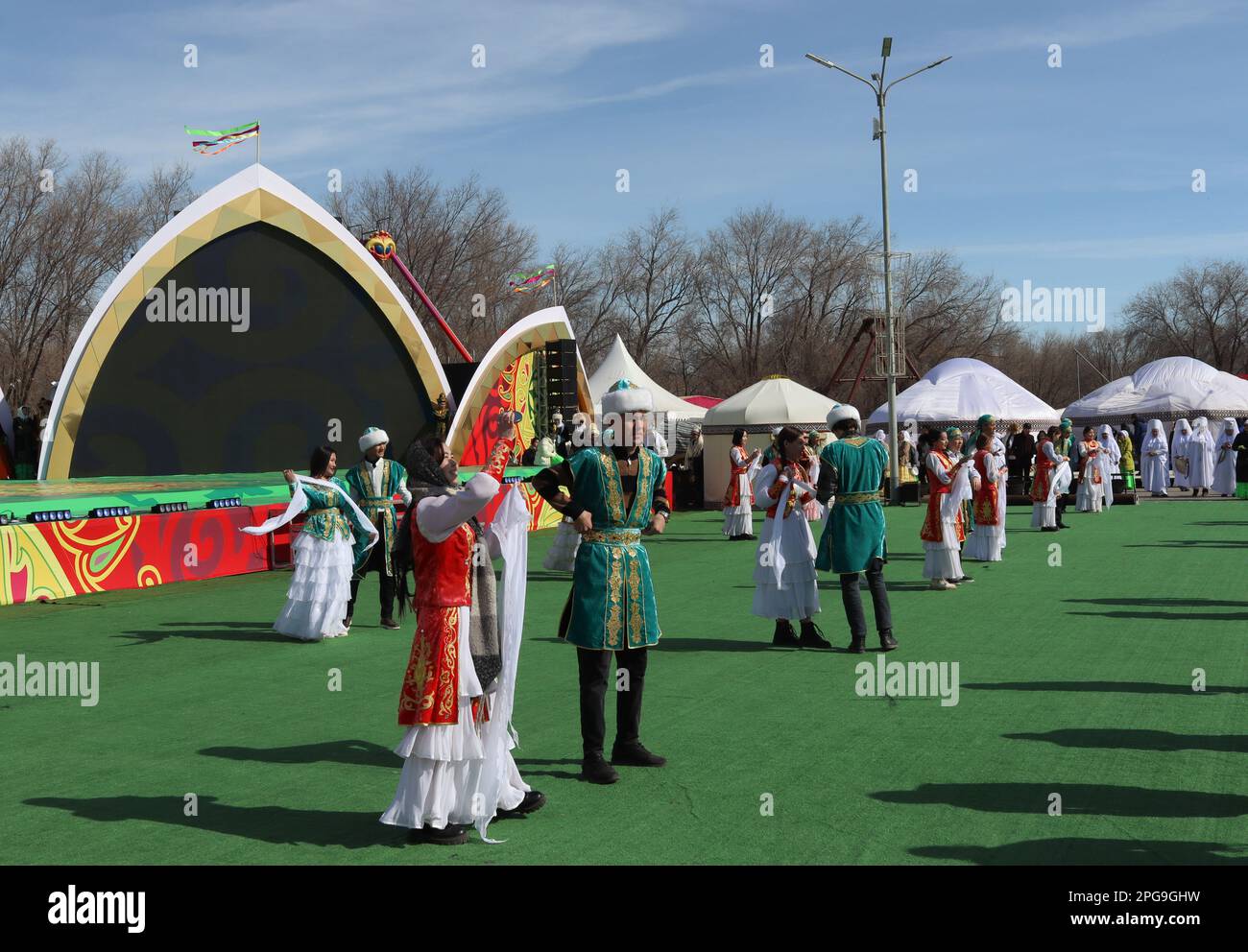 Almaty, Kazakhstan. 21st March 2023. is a very important holiday for ...