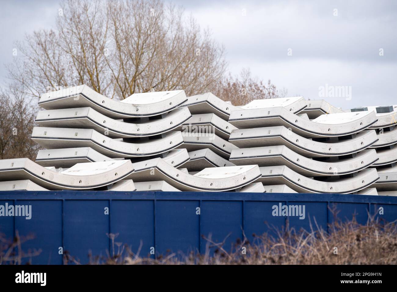West Ruislip, UK. 21st March, 2023. HS2 High Speed Rail Construction ...