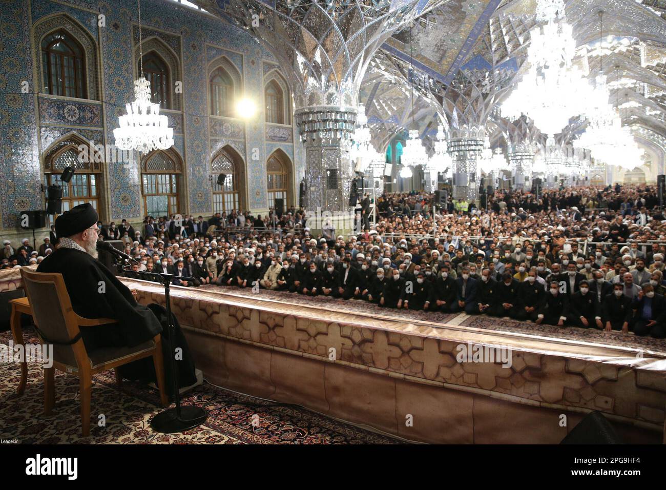 Mashhad, Razavi Khorasan, Iran. 21st Mar, 2023. This handout picture ...