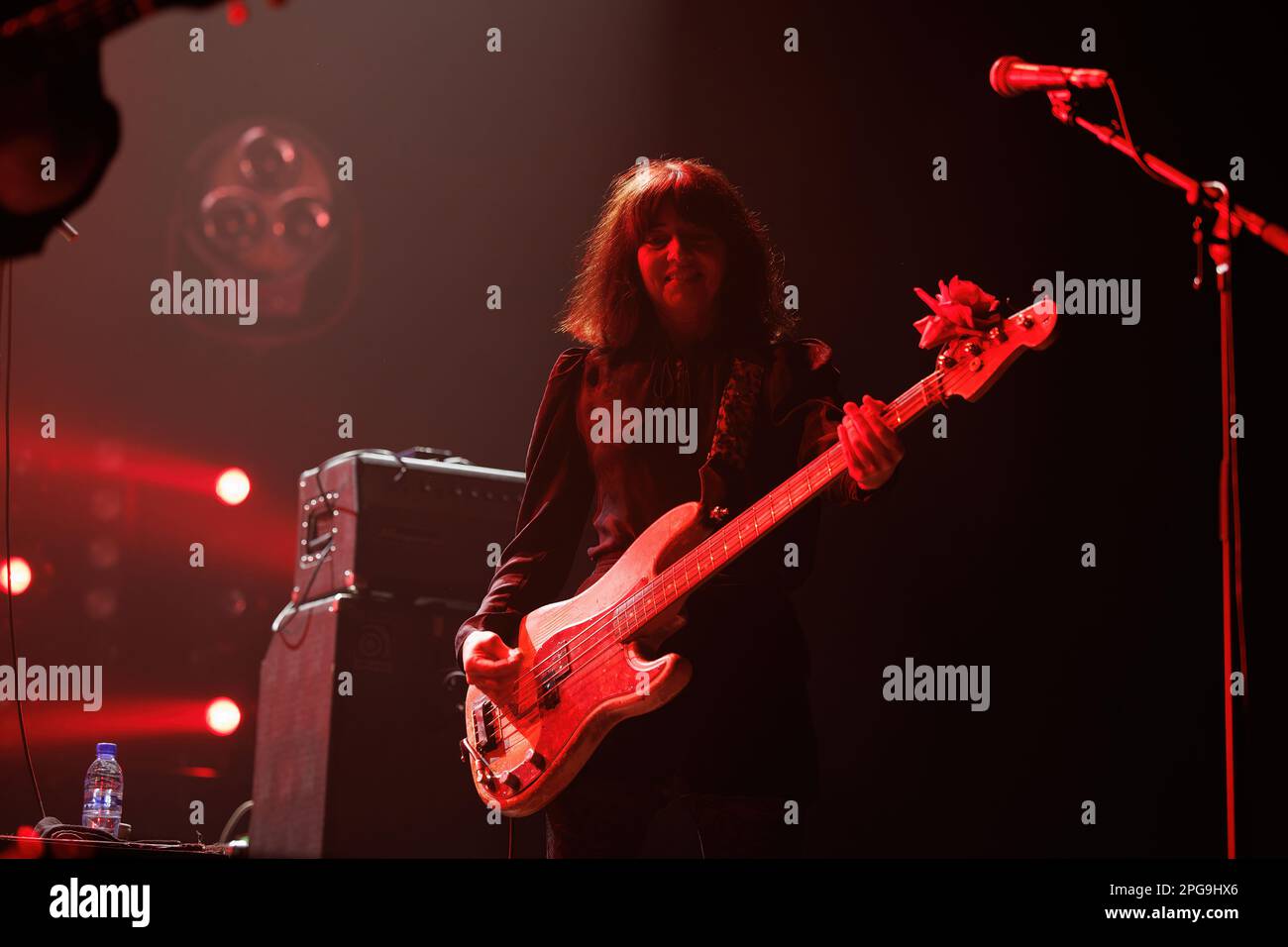 BARCELONA - MAR 9: Paz lenchantin, bass player of Pixies (band ...