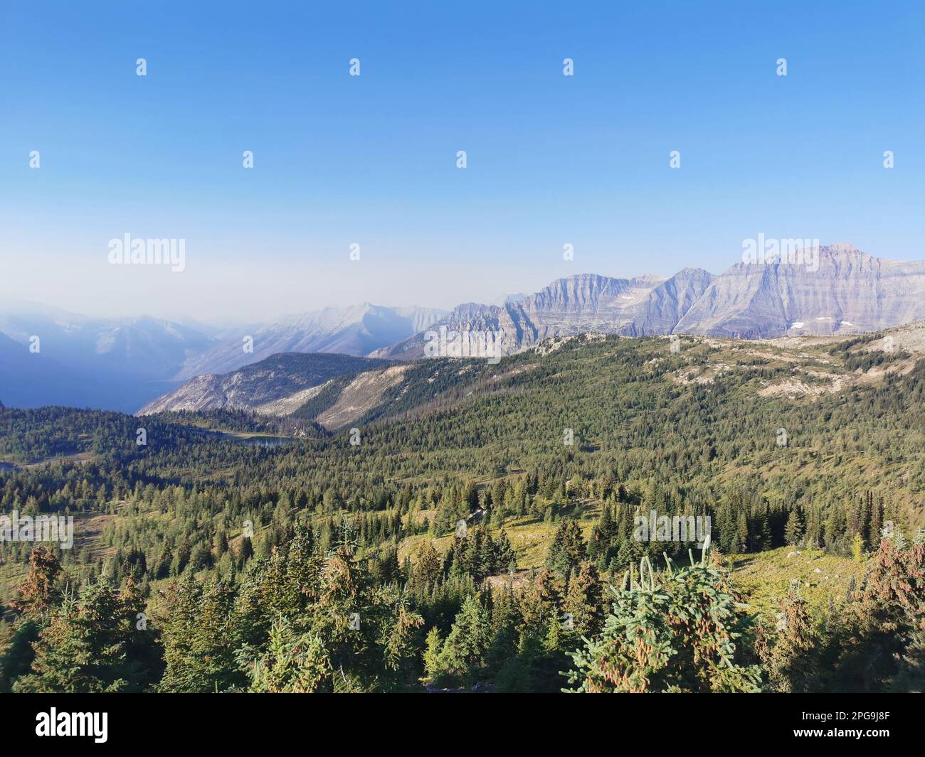 A scenic view of the ridge located beneath Mount Assy from the South ...