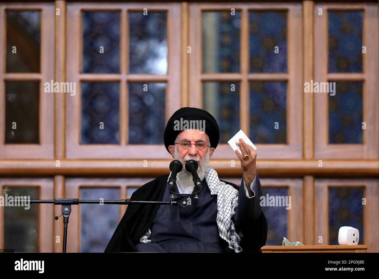 Mashhad, Razavi Khorasan, Iran. 21st Mar, 2023. This handout picture ...