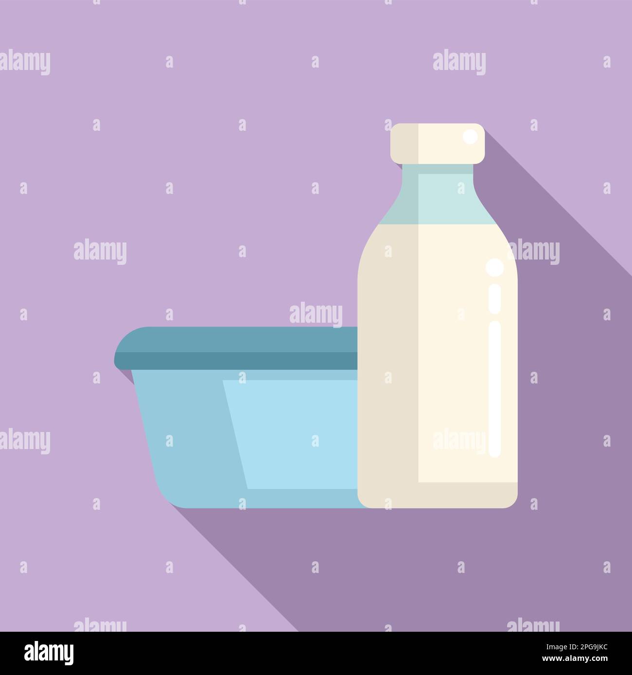 Box of milk tray Stock Vector Images - Alamy
