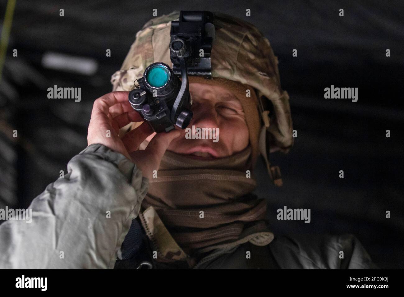 Fort Riley, Kansas, USA. 24th Feb, 2023. U.S. Army Lt. Col. Darin R ...