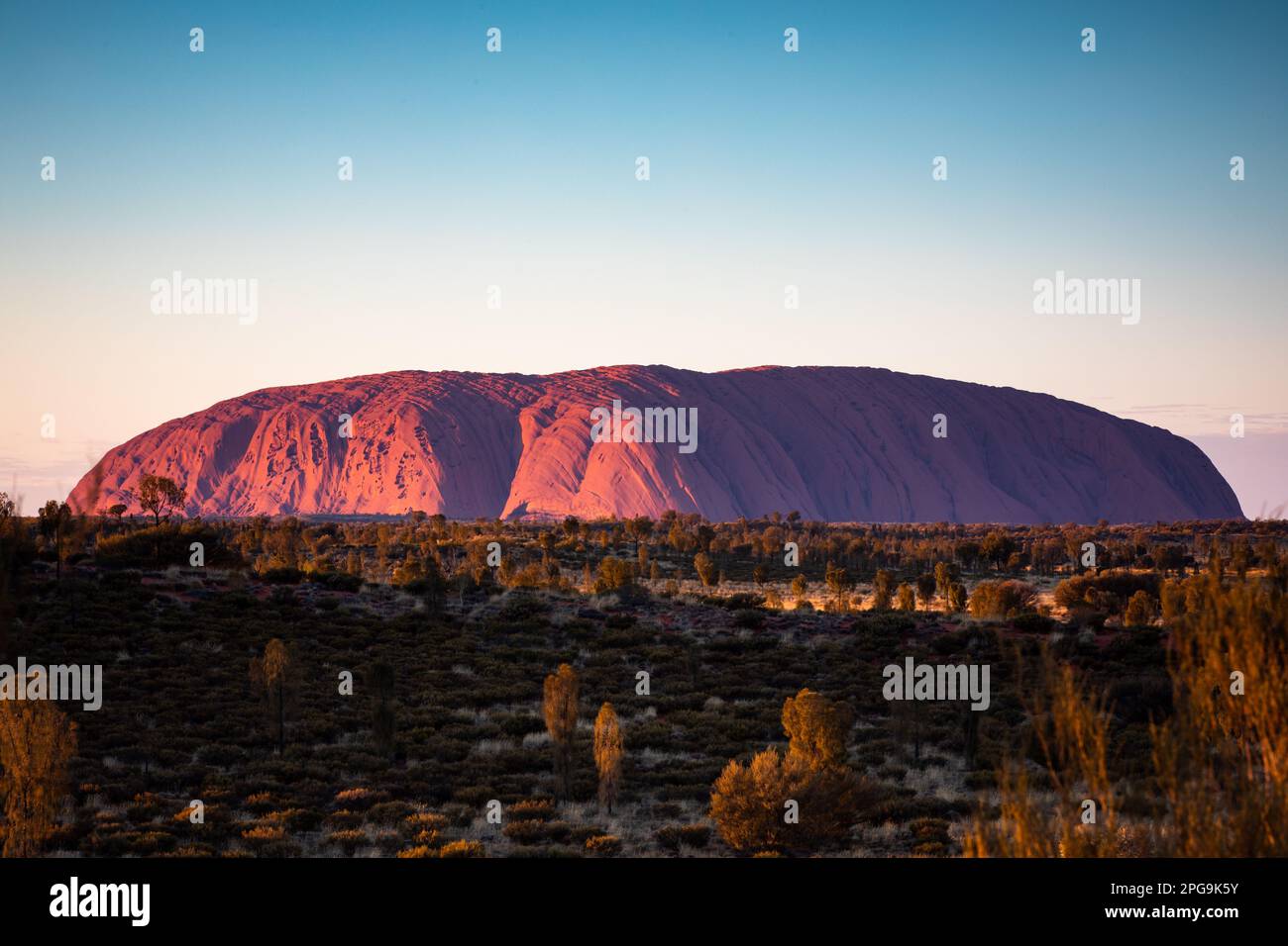 Uluru after sunrise Stock Photo - Alamy