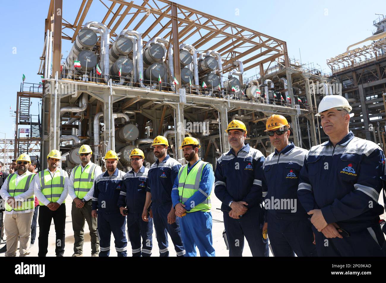 Abadan, Khuzestan, Iran. 20th Mar, 2023. A view of Abadan Refinery ...