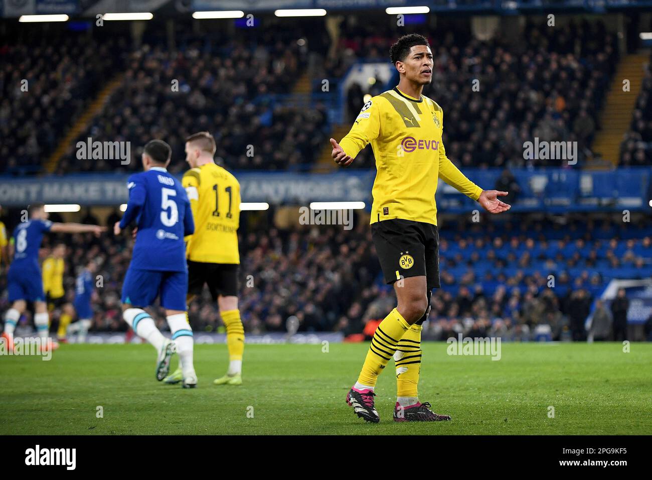 Jude Bellingham of Borussia Dortmund - Chelsea v Borussia Dortmund ...