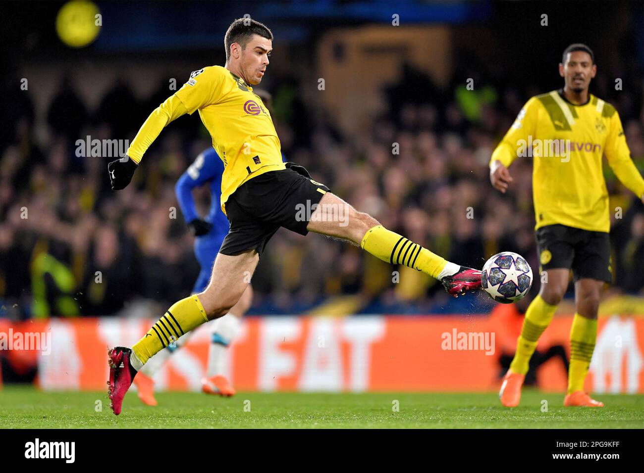 Giovanni Reyna of Borussia Dortmund - Chelsea v Borussia Dortmund, UEFA ...
