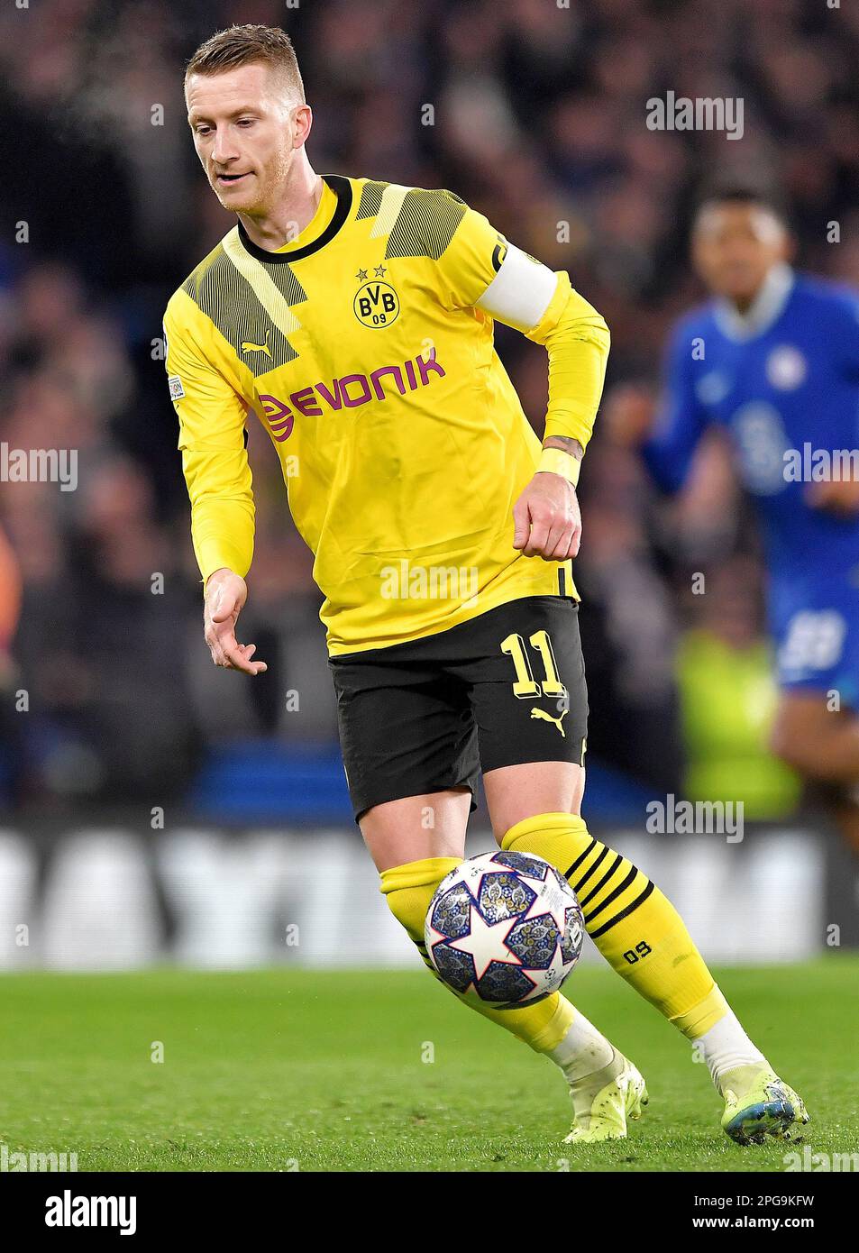 Marco Reus of Borussia Dortmund - Chelsea v Borussia Dortmund, UEFA ...