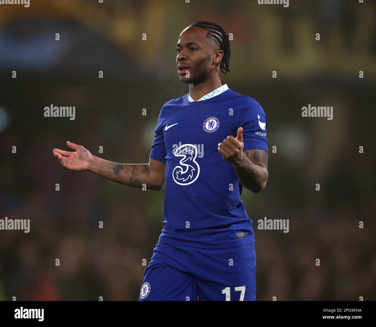 Raheem Sterling of Chelsea - Chelsea v Borussia Dortmund, Champions ...