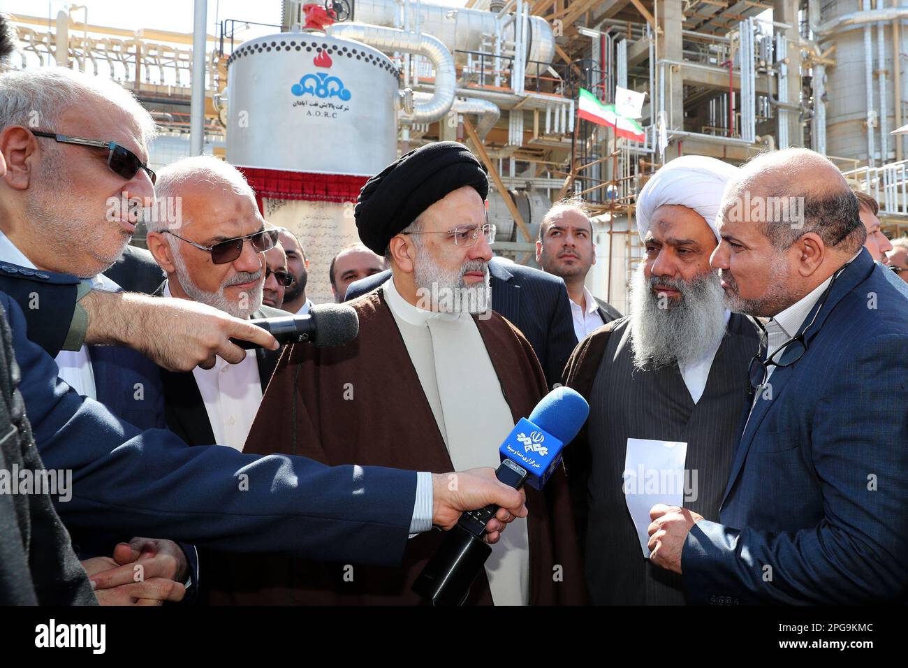 Abadan, Khuzestan, Iran. 20th Mar, 2023. Iranian President EBRAHIM ...