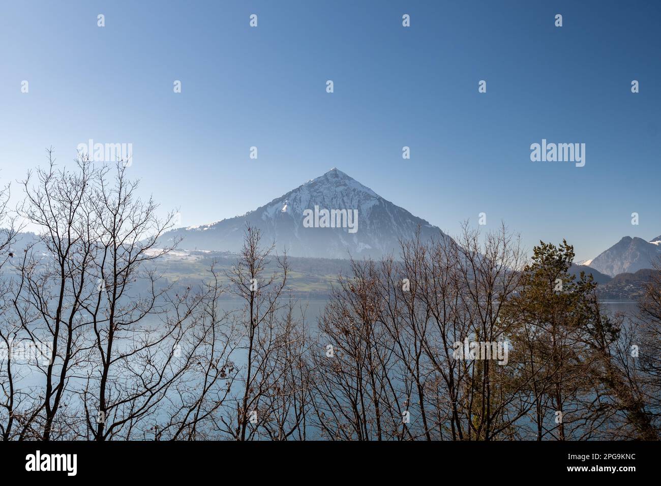 Beatenberg, Canton Bern, Switzerland, February 12, 2023 Fascinating ...
