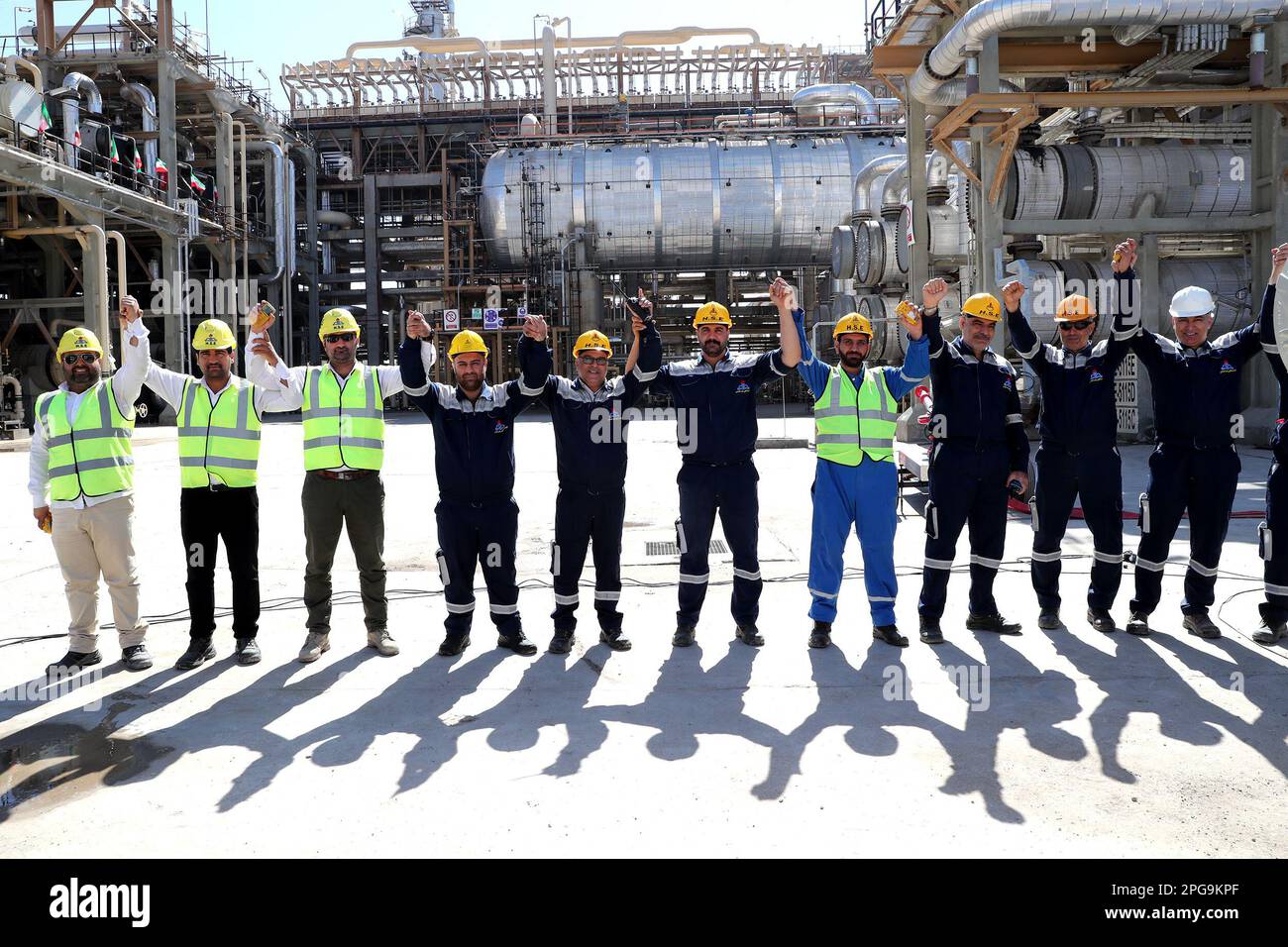 Abadan, Khuzestan, Iran. 20th Mar, 2023. A view of Abadan Refinery ...